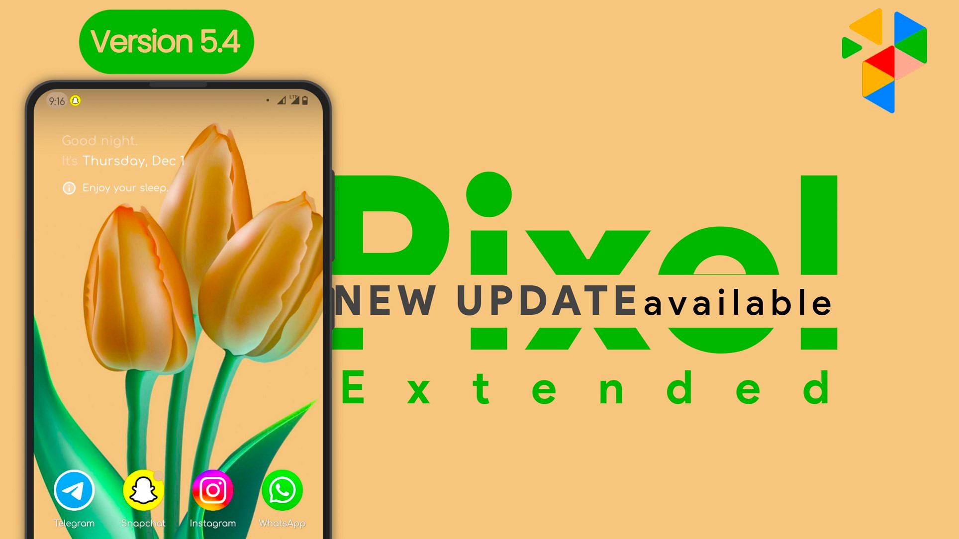 Download Pixel Extended Rom 5.4 With Android 13 | The Custom Rom